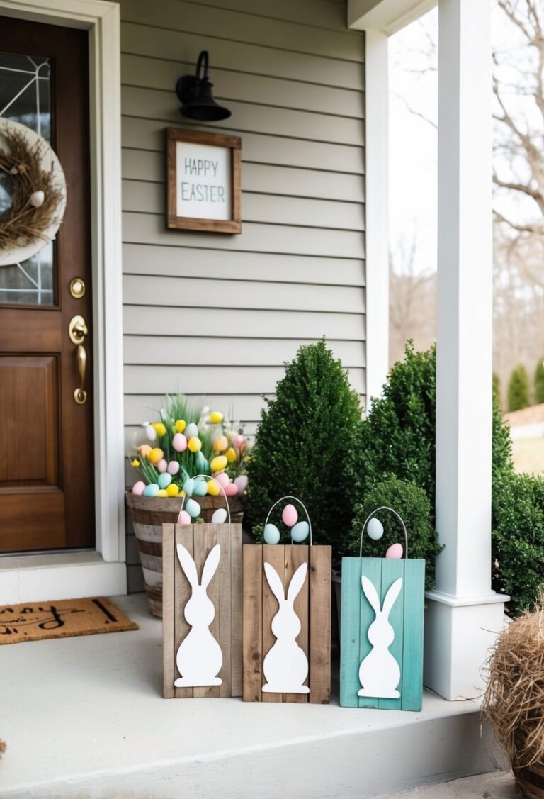 25 Easter Front Porch Decor Ideas to Welcome Spring with Style
