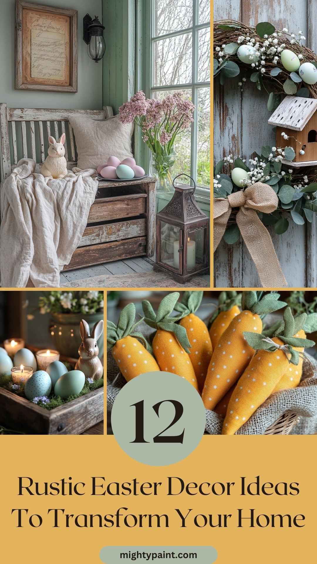12 Rustic Easter Decor Ideas to Transform Your Home