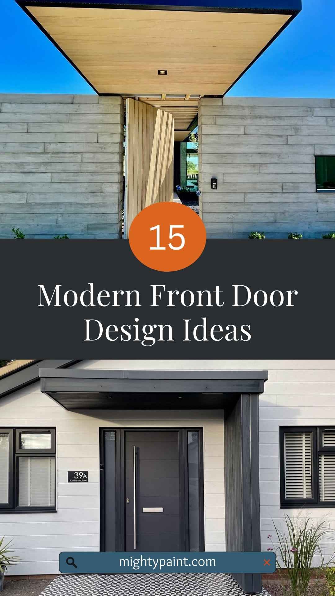 15 Modern Front Door Designs for a Contemporary Look