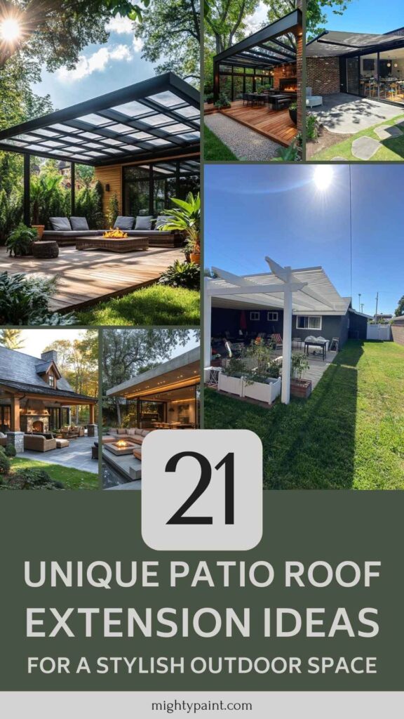 Unique Patio Roof Extension Ideas for a Stylish Outdoor Space