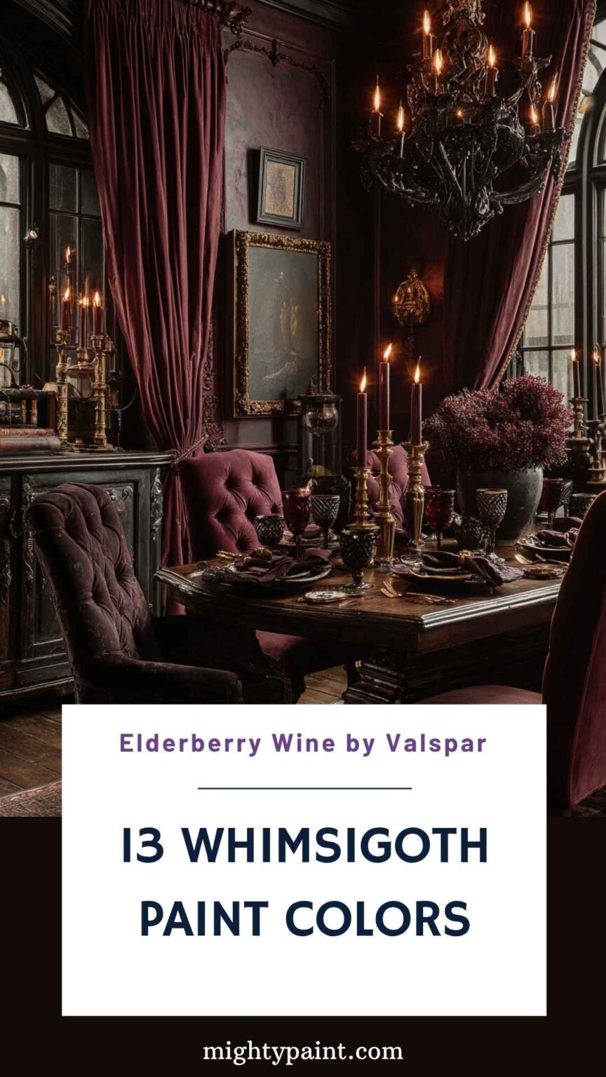 13 Whimsigoth Paint Colors to Turn Any Room Into a Moonlit Manor