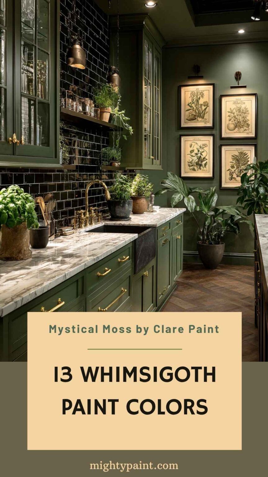 13 Whimsigoth Paint Colors to Turn Any Room Into a Moonlit Manor