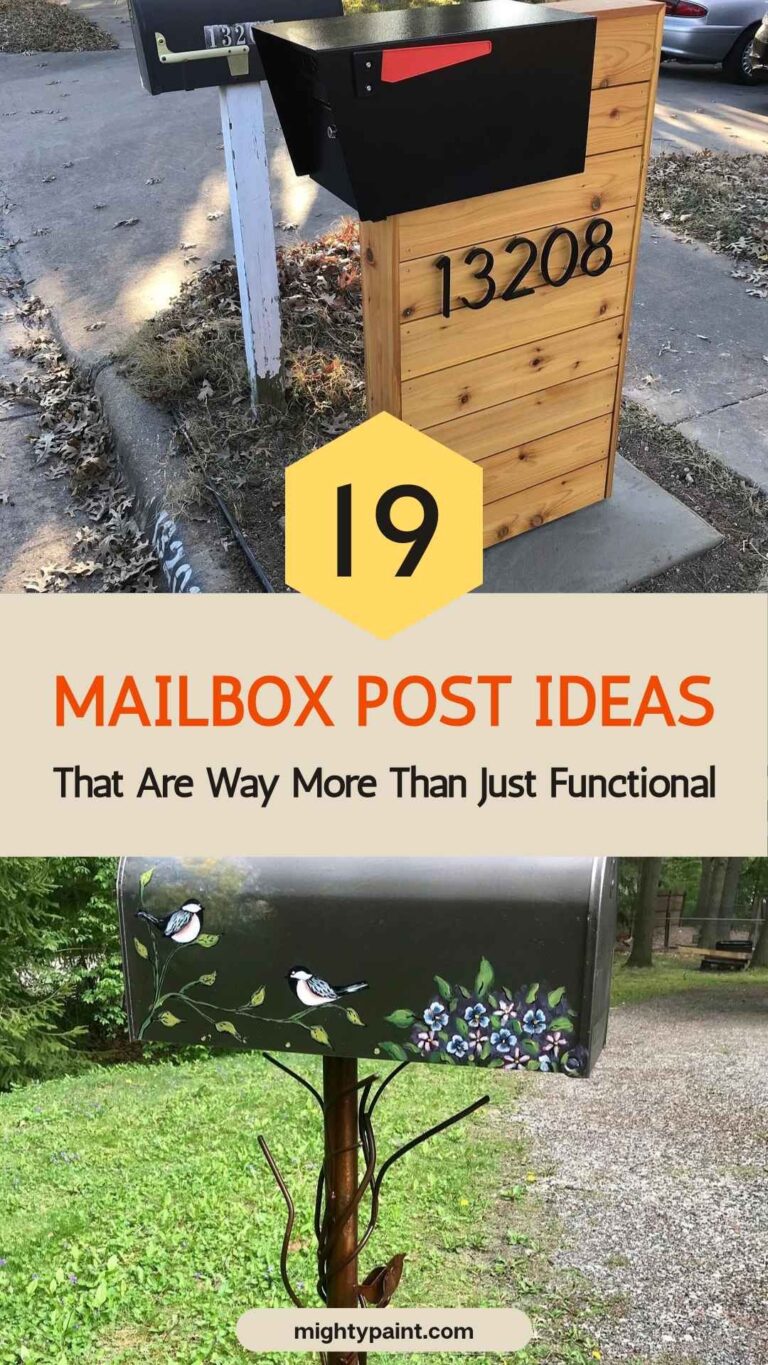 19 Mailbox Post Ideas That Are Way More Than Just Functional