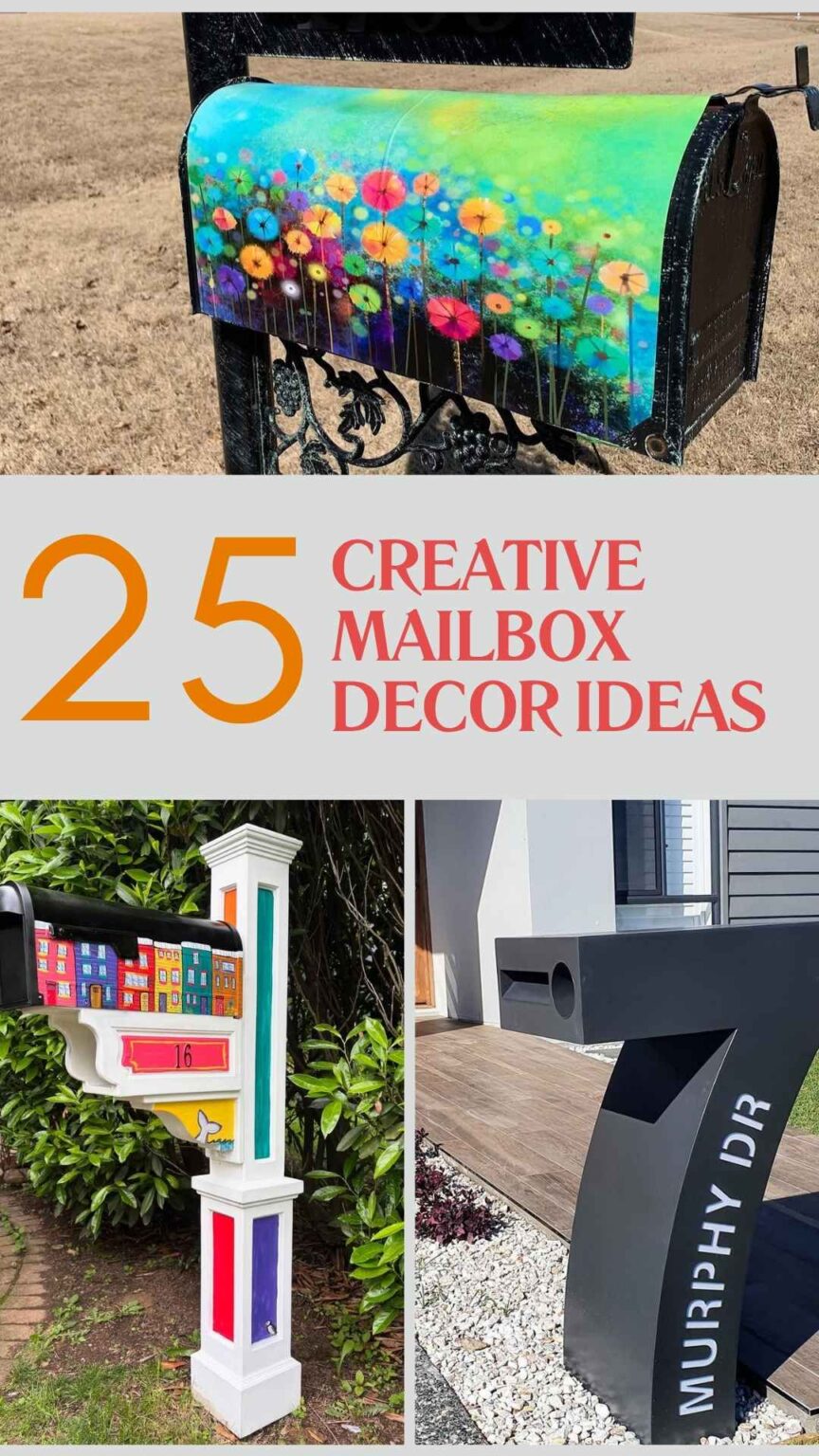 25+ Creative Mailbox Decor Ideas That’ll Instantly Boost Curb Appeal