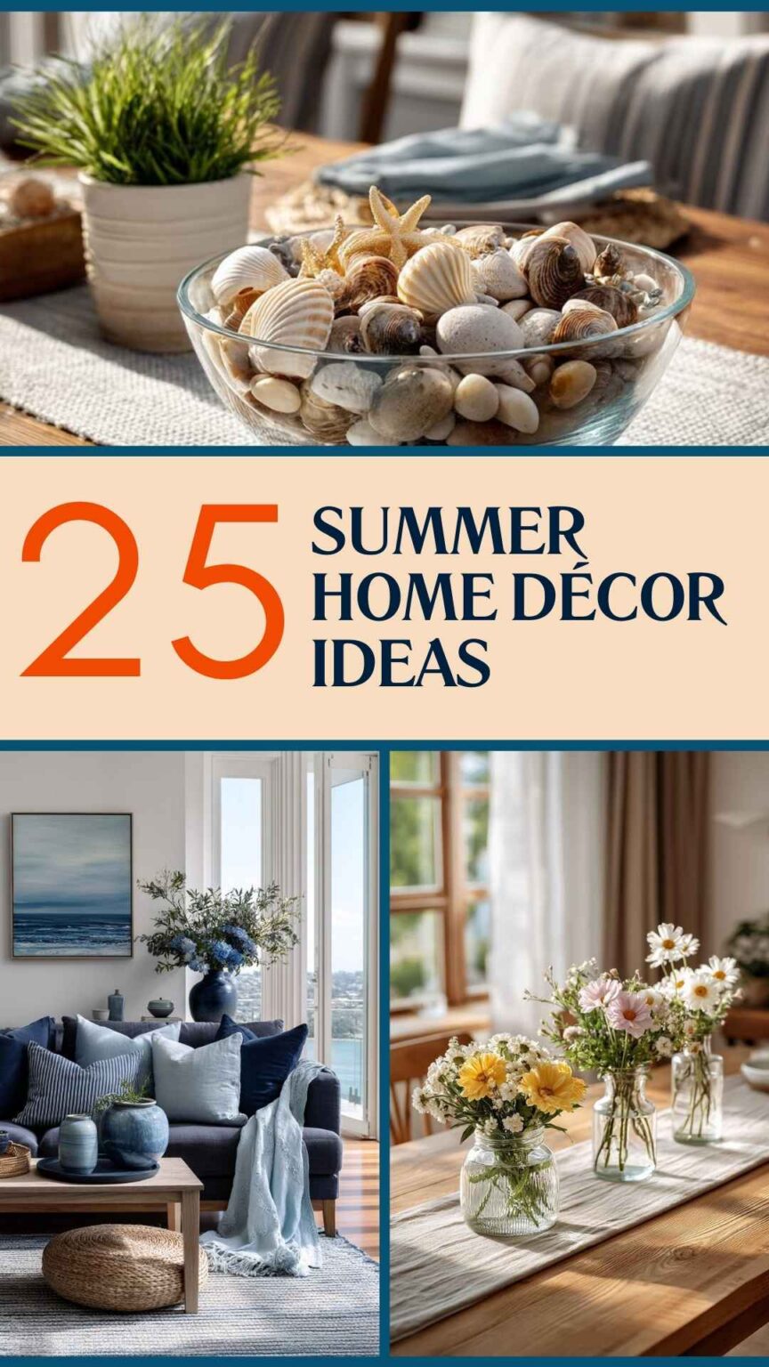 25 Summer Home Décor Ideas to Refresh Your Space