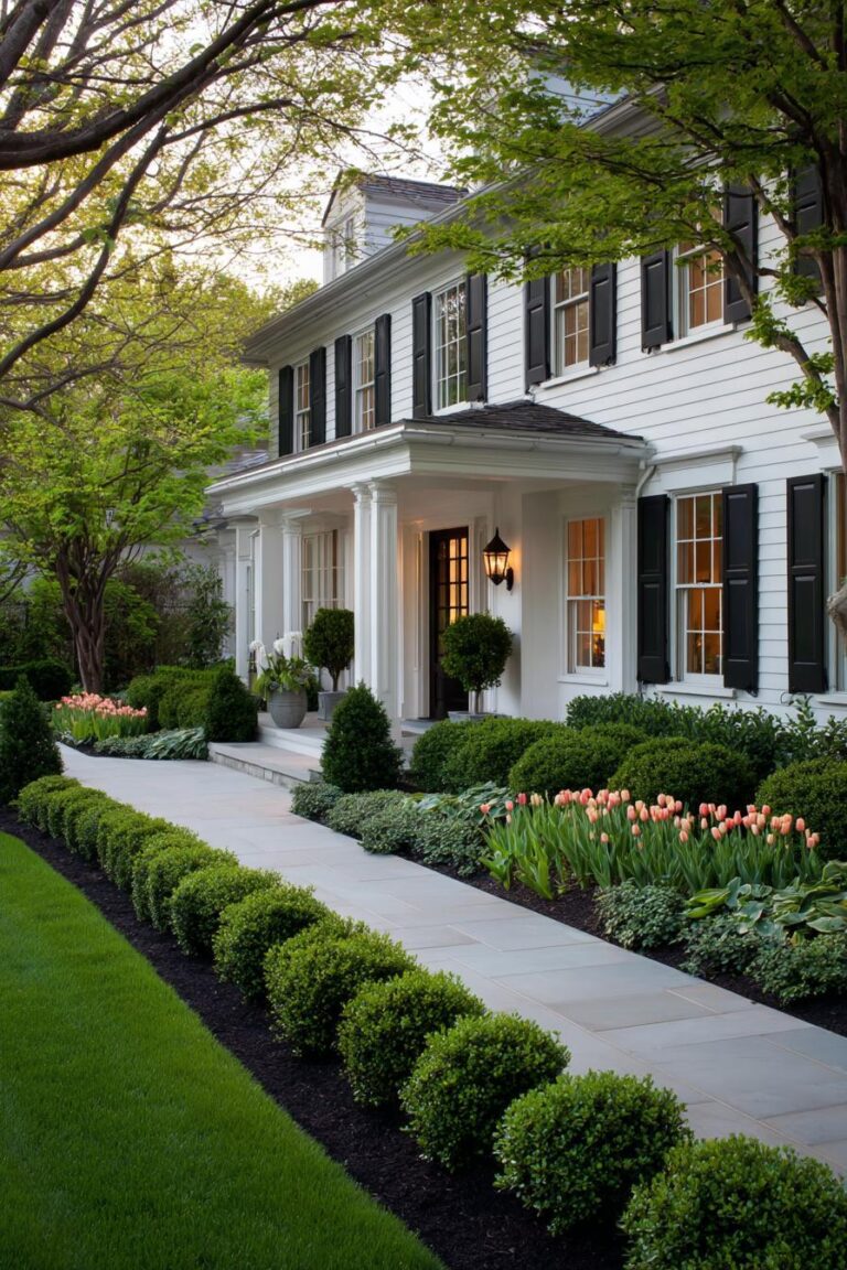20 Front of House Flower Bed Ideas to Instantly Boost Curb Appeal