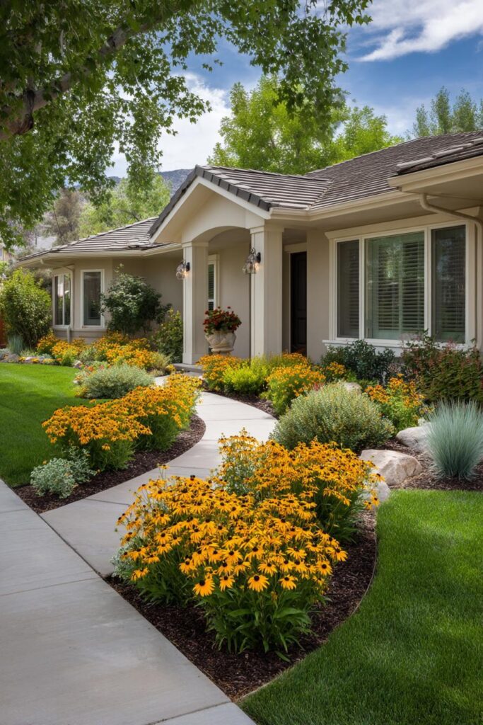 20 Front of House Flower Bed Ideas to Instantly Boost Curb Appeal