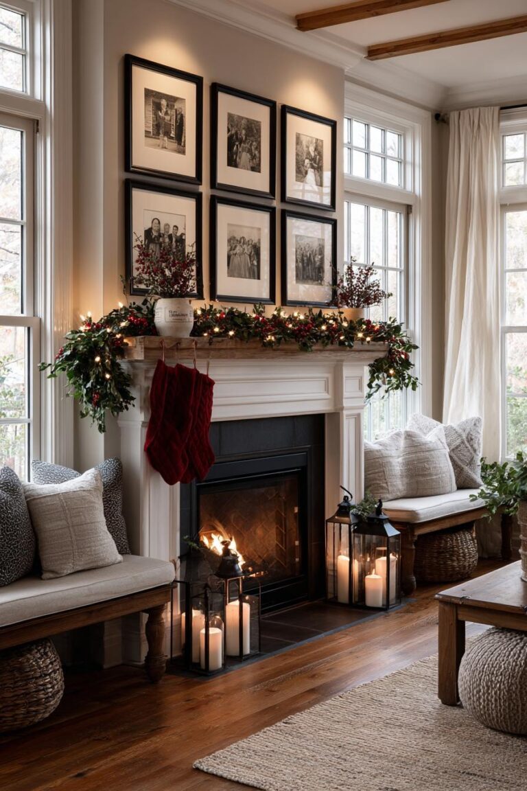 15 Festive Holiday Mantel Decor Ideas to Wow Your Guests