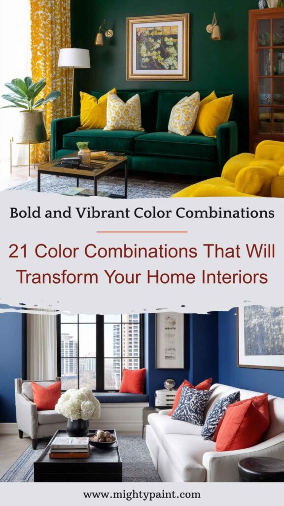 21 Color Combinations That Will Transform Your Home Interiors