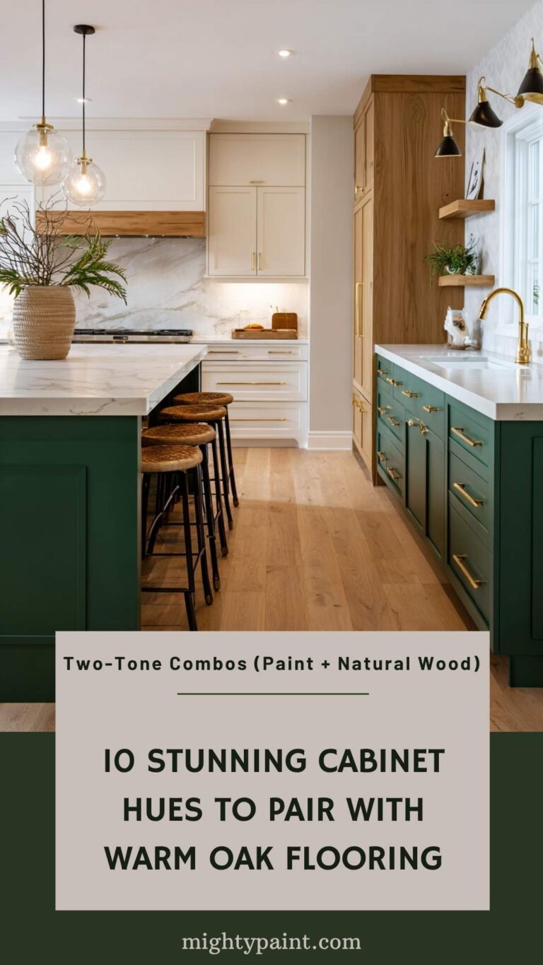 What Color Cabinets Go With Oak Floors? [10 Best Options]
