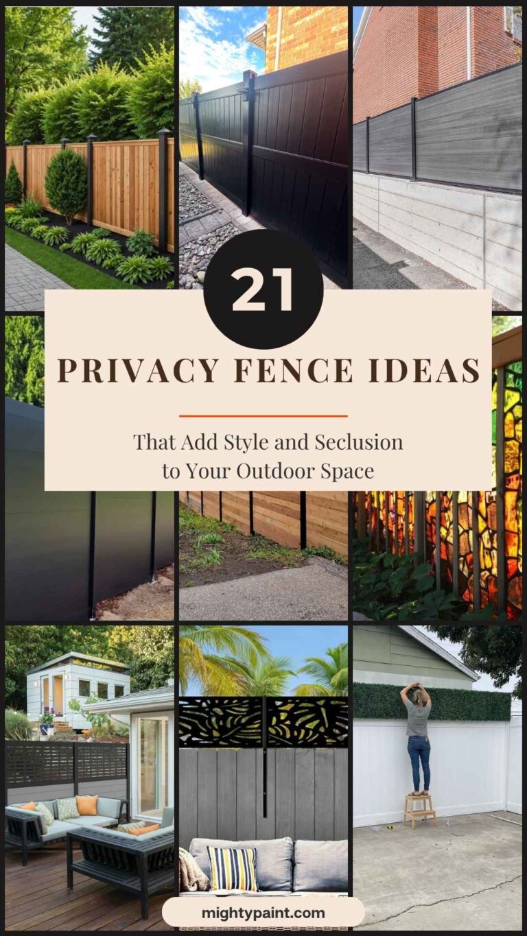21 Privacy Fence Ideas That Add Style and Seclusion to Your Outdoor Space