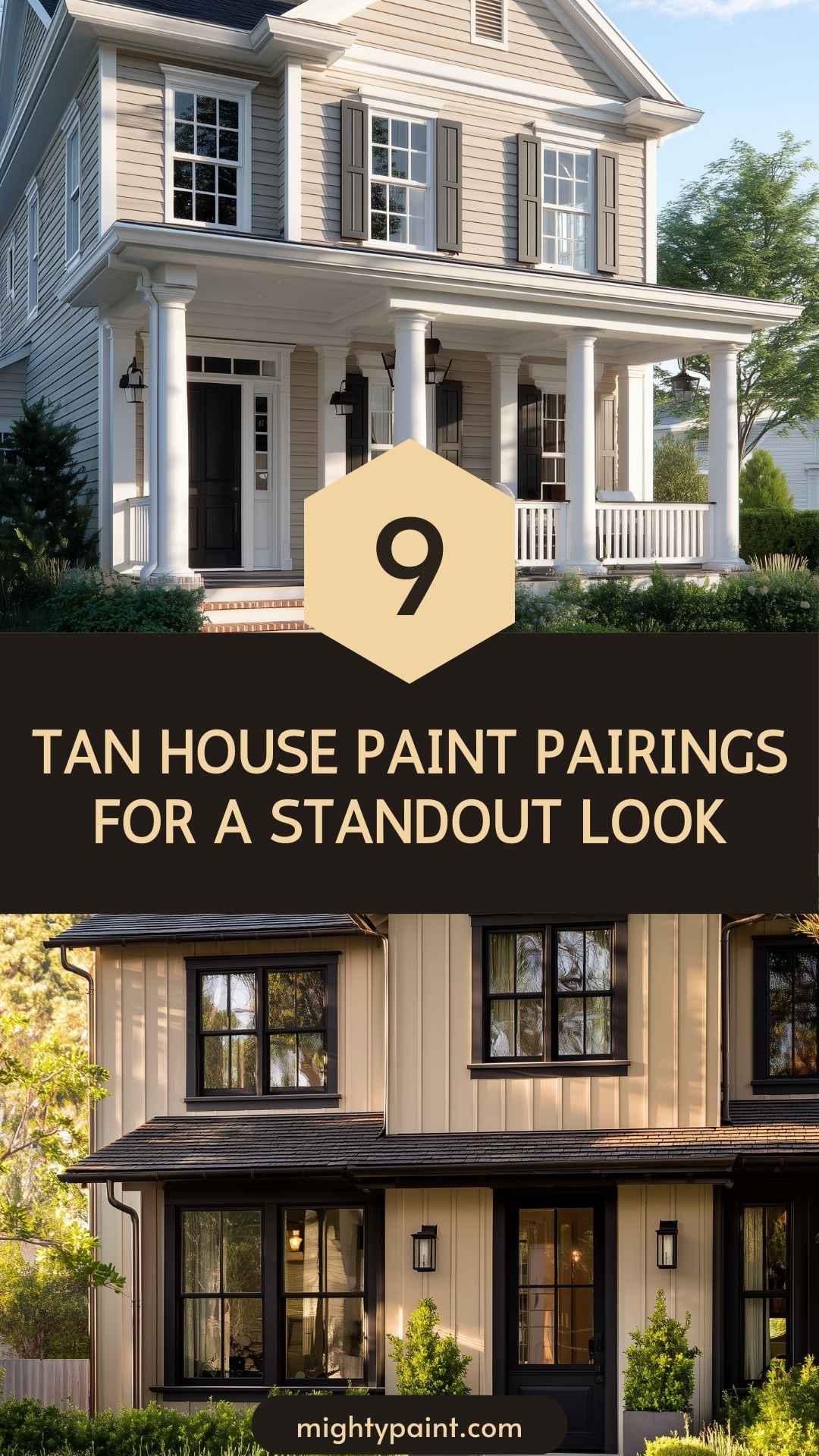 Stunning Tan House Color Schemes That Elevate Curb Appeal
