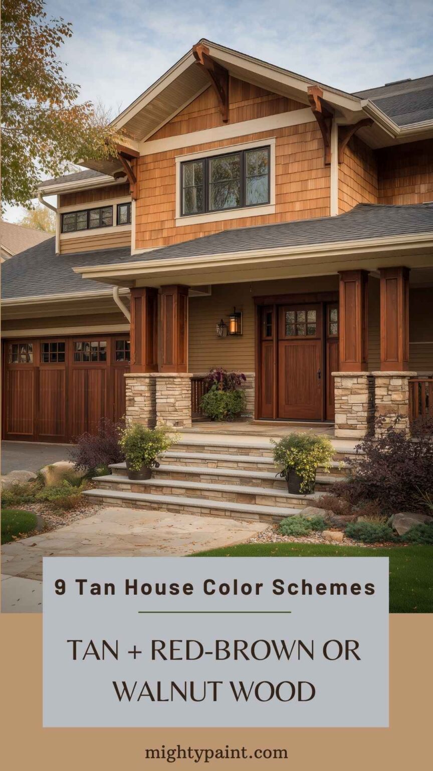 Stunning Tan House Color Schemes That Elevate Curb Appeal
