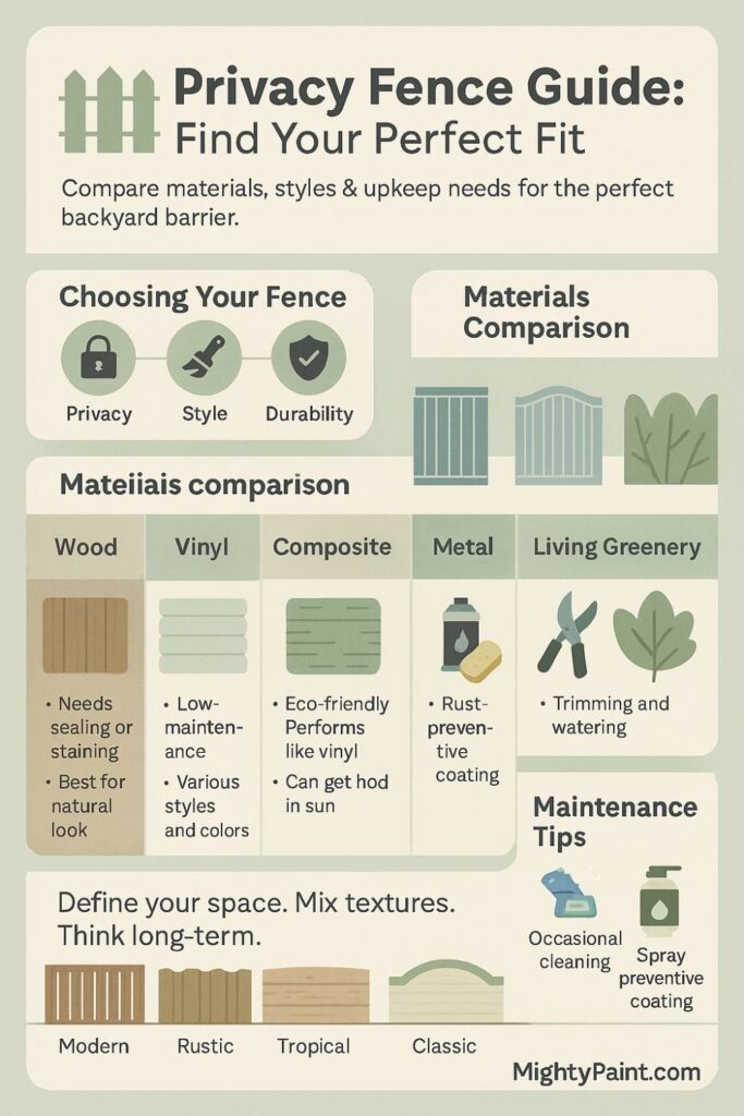21 Privacy Fence Ideas That Add Style and Seclusion to Your Outdoor Space