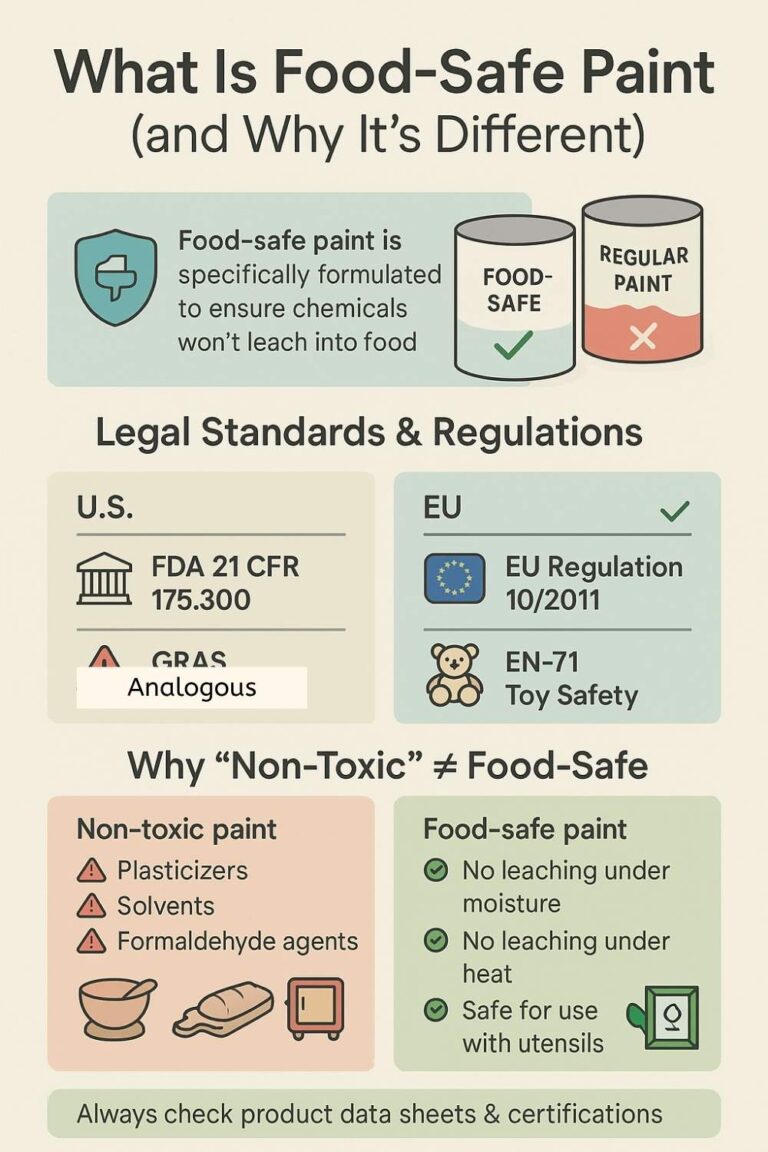 Best Food Safe Paints & Finishes for Wood, Ceramic, Metal & Glass