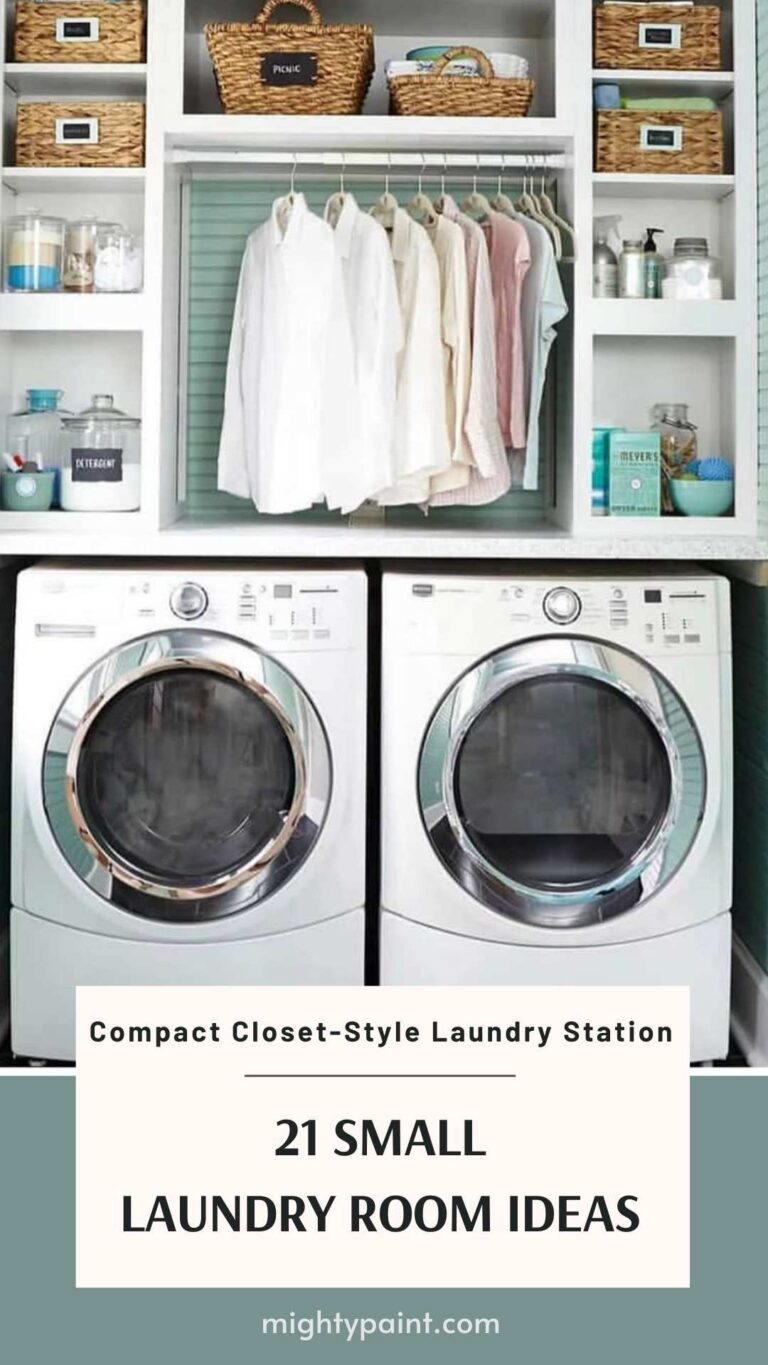 21 Brilliant Small Laundry Room Ideas to Maximize Space & Style